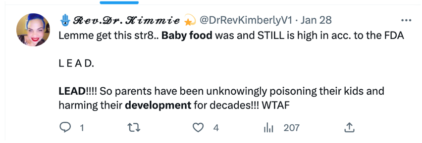 Lead in Baby Food? Checking Key Facts - Black Dot Research