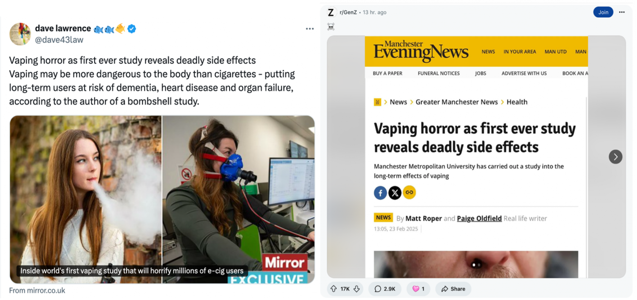 Has a “first ever” study found that vaping is more dangerous than ...
