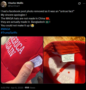 Are MAGA hats made in China? - Black Dot Research