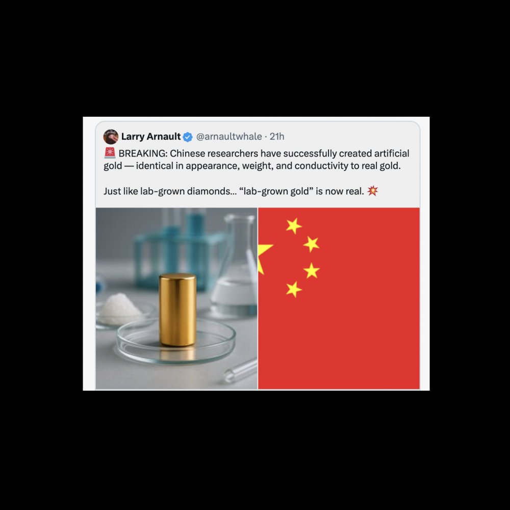 Have Chinese researchers found a way to create “lab-grown gold ...